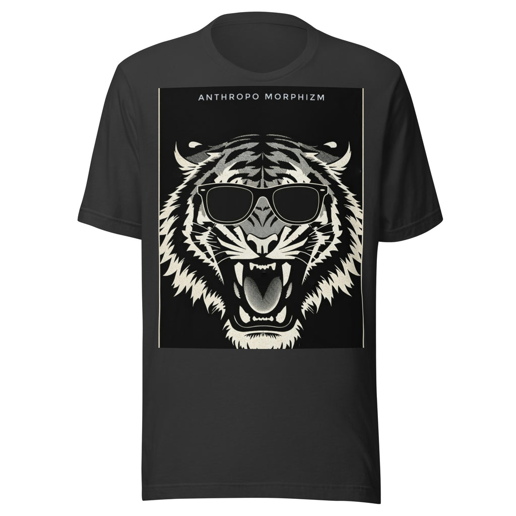 TIGER B&W DESIGN | GRAPHIC T-SHIRT – ANTHROPOMORPHIZM CLOTHING COMPANY
